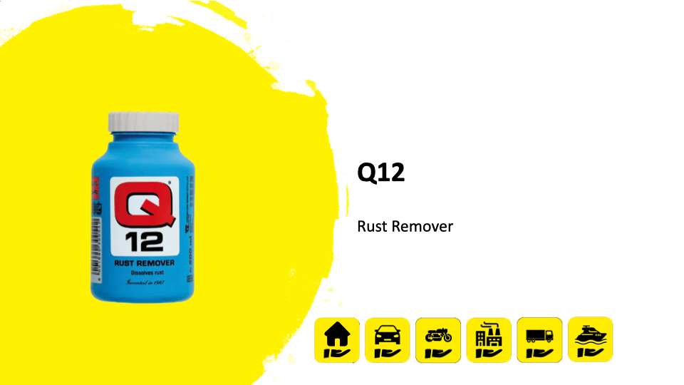 Q12 Rust Remover (200ml) - كيو 12 مزيل الصدأ (200 مل) – MACE Trading